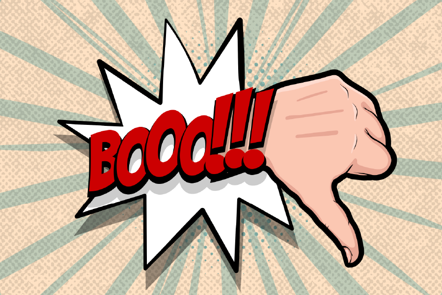 BOOO Quote & Hand Sign Illustration Print 100% Australian Made | Bella ...