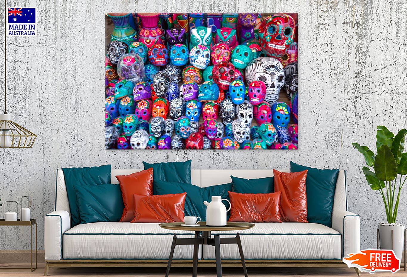 Taxco Colonial Masks View Photograph Print 100% Australian Made – Bella ...