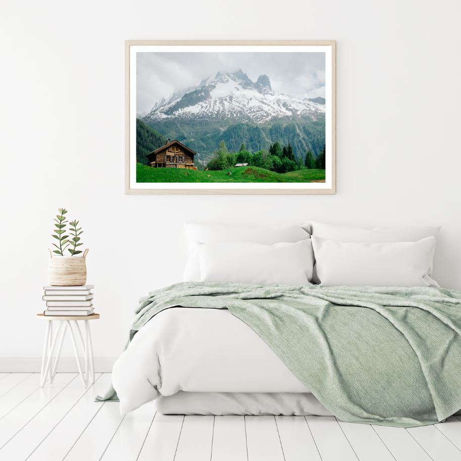 House Nature Scenery Photograph Home Decor Premium Quality Poster Prin ...